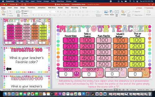 Meet Your Teacher Game Show | Back to School | Get to Know Your Teacher ...