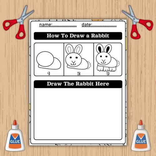 How to Draw Farm Animals | Step-by-Step Drawing | Printable Drawing ...