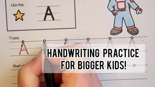 Handwriting Practice for Bigger Kids | 2nd 3rd 4th by The Classroom Key