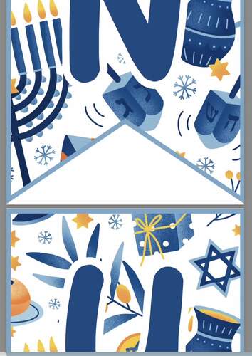 HANUKKAH/CHANUKAH Bulletin Board Display by TechLitTeach | TPT