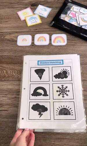 All About the Weather Busy Book | Busy Books | Pre K-1st Grade | TPT