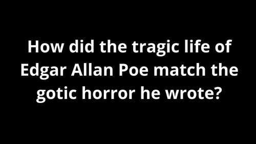 Short Story Lesson The Tell-Tale Heart Edgar Allan Poe by The Learning ...