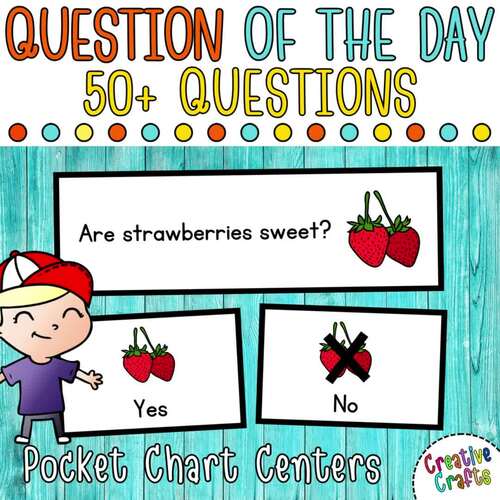 Question of the Day for Preschool, Pre-K and Kindergarten: 50+ Question ...