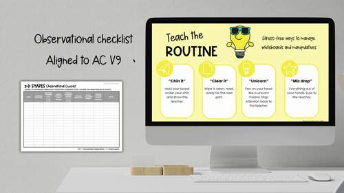 2D Shape Kindergarten Maths Unit | 7 PowerPoint & Hands-On Geometry Lessons