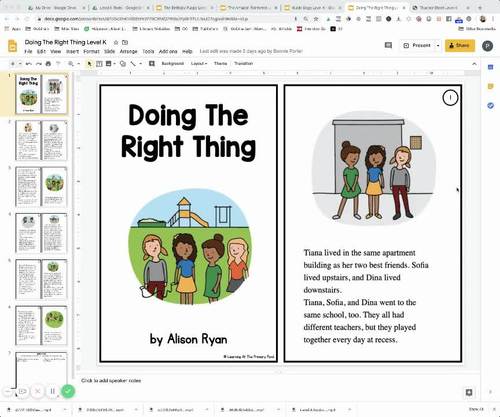 {Distance Learning} Digital Level K Books | TPT