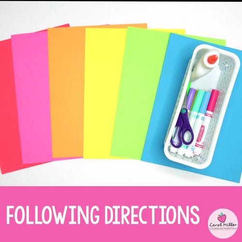K-2 Following Directions Individual Counseling Curriculum | TPT