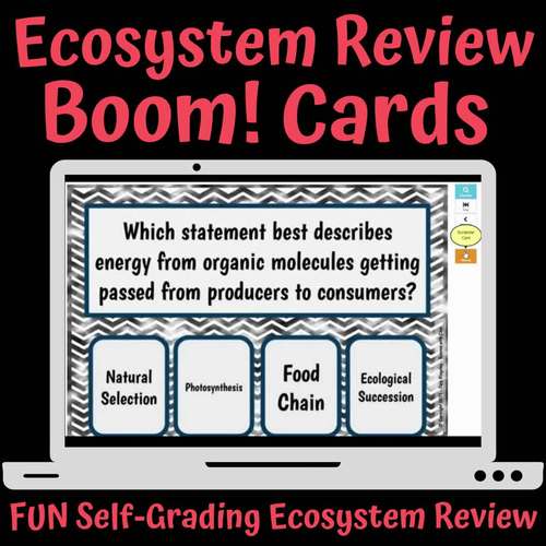 Review of Ecosystems Boom Cards by Science with Cara | TPT
