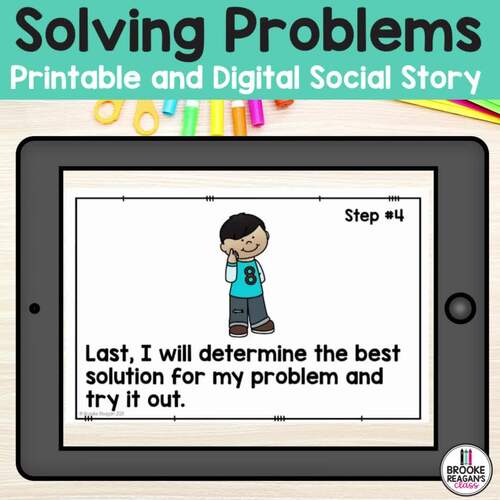 Social Story: Solving Problems ( Conflict Resolution) by Brooke Reagan