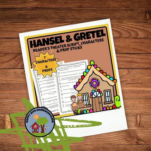 Reader's Theater Script Hansel & Gretel Fairy Tale by Happy Hive ...