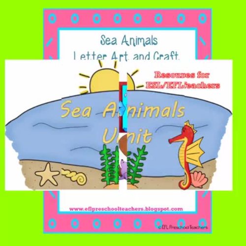 Sea Animals for English Language Learners | TPT