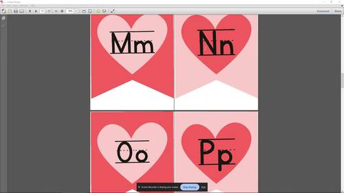 Valentine's day Classroom Posters,Preschool Classroom decor posters,Hearts