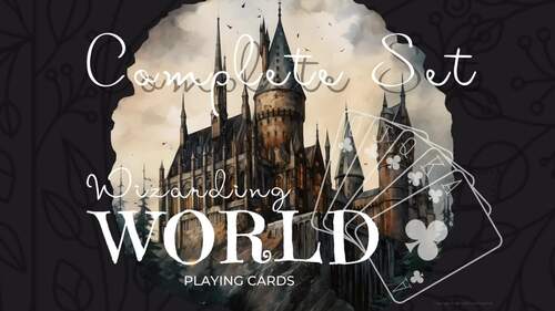 Wizarding World Playing Cards - SET THREE - Complete Bundle | TPT