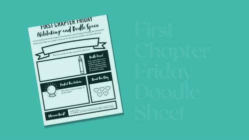 First Chapter Friday Doodle and Notetaking Printable | Illustration ...
