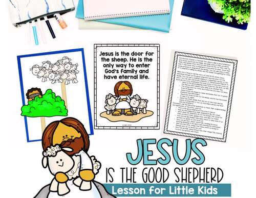 Sunday School Lessons | Jesus is the Good Shepherd Crafts and Activities