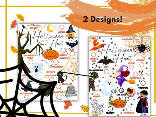 Halloween Scavenger Hunt Halloween Seek and Find Fun Halloween ...