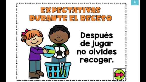 Spanish Playground & Recess Rules - Expectativas en el receso | TpT