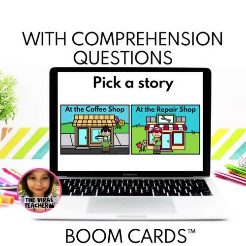 Reading Comprehension Passages with WH Questions and Retelling Story set 2