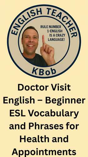 English For Doctor Visits: Basic Health Vocabulary And Dialogues For ...