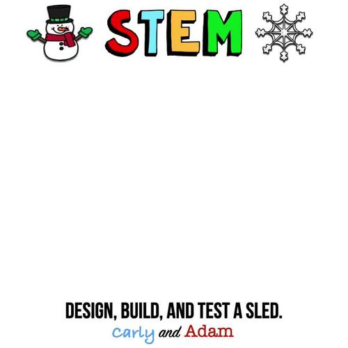 Build a Sled Winter STEM Activity | TPT