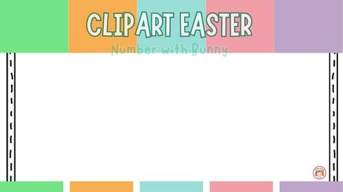 Bunny & Carrot: Easter Clipart or Classroom Decoration, Number & Math ...