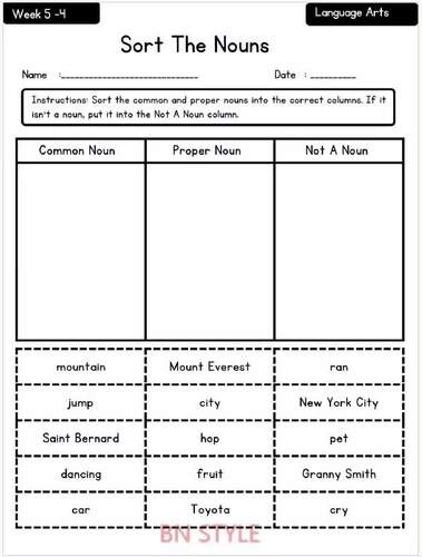 Second Grade Language Arts: No-Prep Printables for a Full Year of Fun!