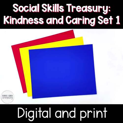 Kindness Lessons Worksheet Social Story Games & Activities Kind ...