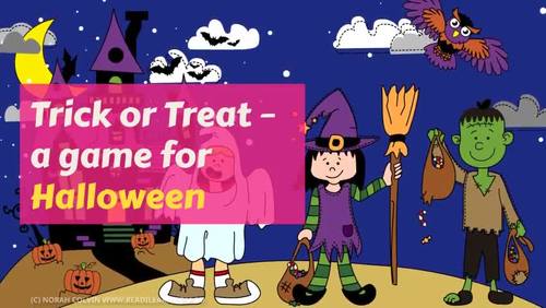 Trick or Treat - a game for Halloween by Norah Colvin | TPT