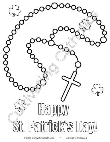 Catholic St. Patrick's Day Worksheet Bundle by Cultivating Catholics