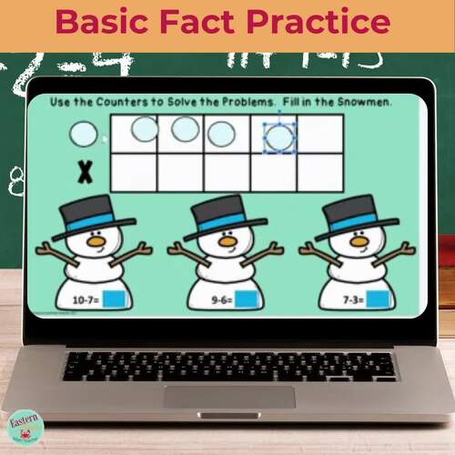 Subtraction Practice for 1st Grade by Eastern Shore Math Teacher