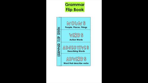 Grammar Interactive Notebook | Science Interactive Notebook | Flip Books