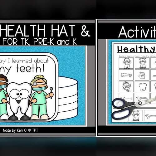 Crown Template for Dental Health Craft and Activities by Kelli C