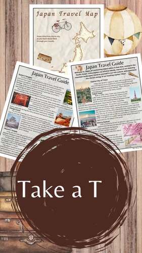 Japan Travel Mini Unit for Elementary with Maps, Cuisine, History & More