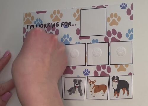 Dog token board, token board, aba, aba therapy, aba therapist, bcba ...