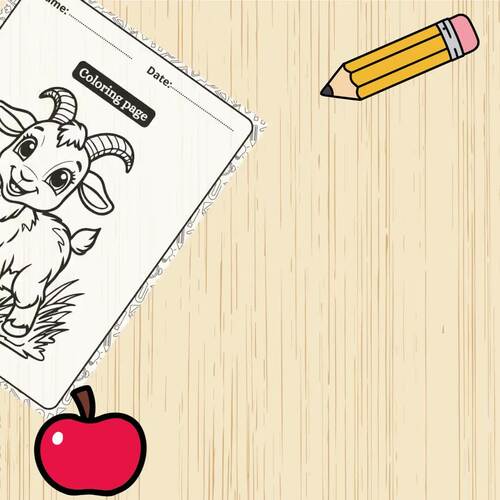 Goat Anatomy-Goat Body Parts Labeling Diagram Worksheets,Word search ...