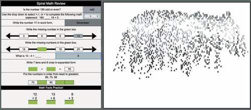 ANIMALS Spiral Math Review for 1st or 2nd grade - Digital Pixels ...