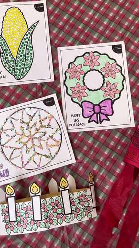 Winter Holidays around the World | Crafts and Slides by That Teacher Taylor