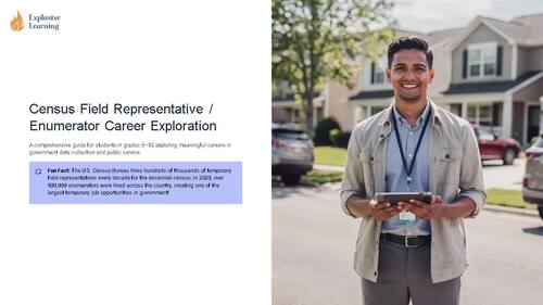 Census Field Representative En Career Exploration 101 Role Skills ...