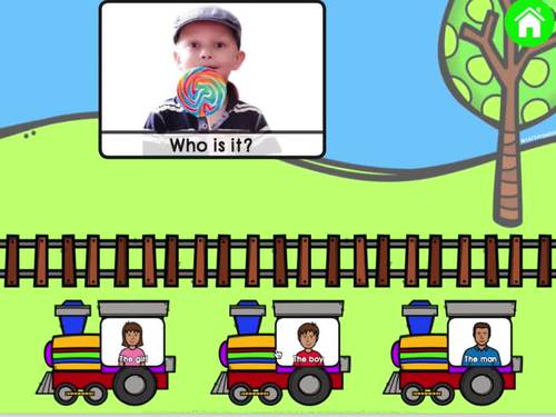 NO PRINT Build-the-Train: Wh- Questions + Sentence Building (Distance ...