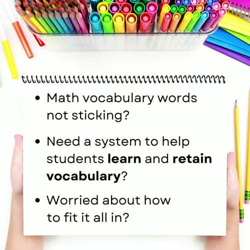 2nd Grade TEKS Math Dictionary Year-Long Editable Math Vocabulary Project