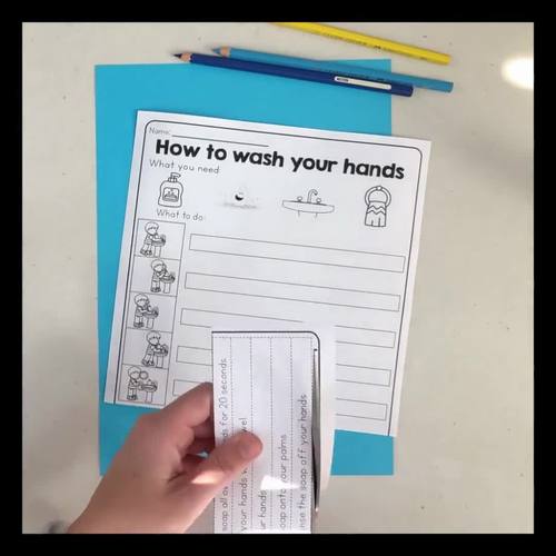 How To Wash Your Hands | Sequencing Worksheets & Digital Slideshow