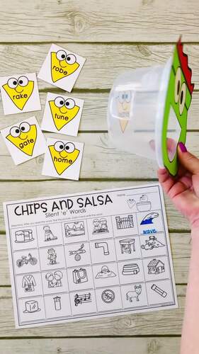 Chips & Salsa CVCe Silent 'e' Words - Magic 'e' - Sneaky 'e' - Long Vowels