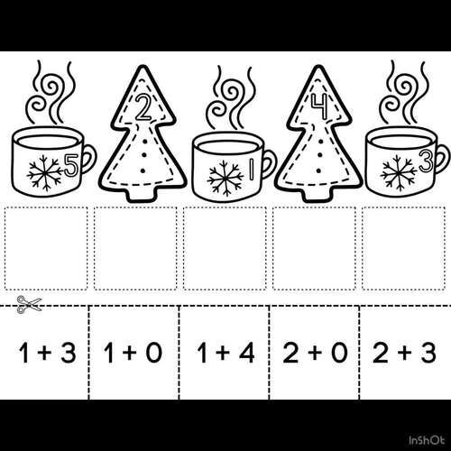 Christmas Kindergarten No Prep Math Activities {Add + Subtract within 5}