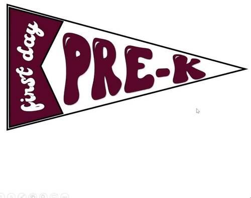 Black and Maroon Retro First Day of School Spirit Flags by itsmrsrenner