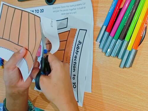Addition and Subtraction Within 10 20 Back to School Bulletin Board ...