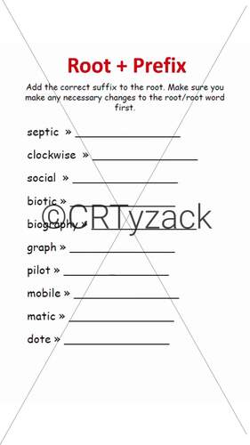 The prefixes anti and auto Spelling Booklet by Mrs Tyzack's Resources