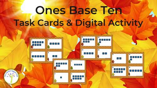 Base Ten Place Value Ones Place Print and Digital Task Cards and Game ...