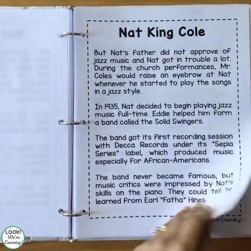 Elementary Black History Unit Study - We Got Jazz! by Look We're Learning