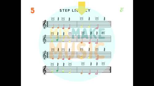 STEP LIGHTLY Song for BoomWhacker or Percussion C, D, E, F, G by ...
