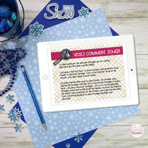 French Winter Games Guess the Image Digital Game/Beijing 2022 | L'hiver