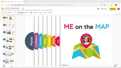 Me On The Map Flip Book | City State Country Continent |Map Skills ...